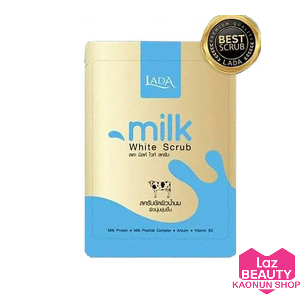 ลดา มิลค์ ไวท์ สครับ LADA Milk White Scrub - Kaonun Shop - ThaiPick