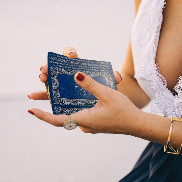 Runic Tarot Cards Fate Divination Tarot Deck Family Party Playing Board Game For Beginner ...