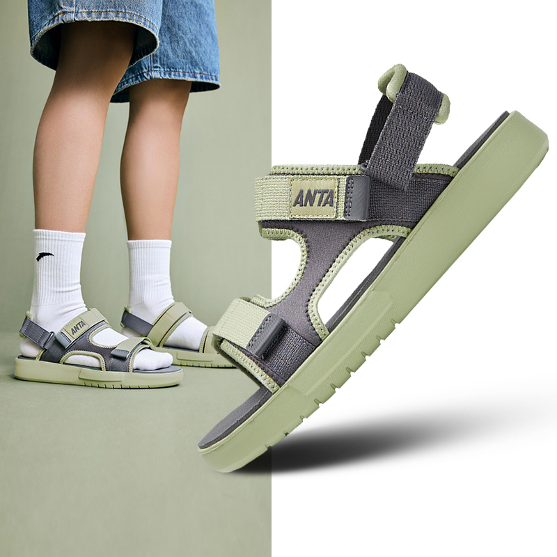 ANTA Sandals รองเท้าแตะผู้ชาย รองเท้าแฟชั่น รองเท้าใส่สบายระบายอากาศ ...