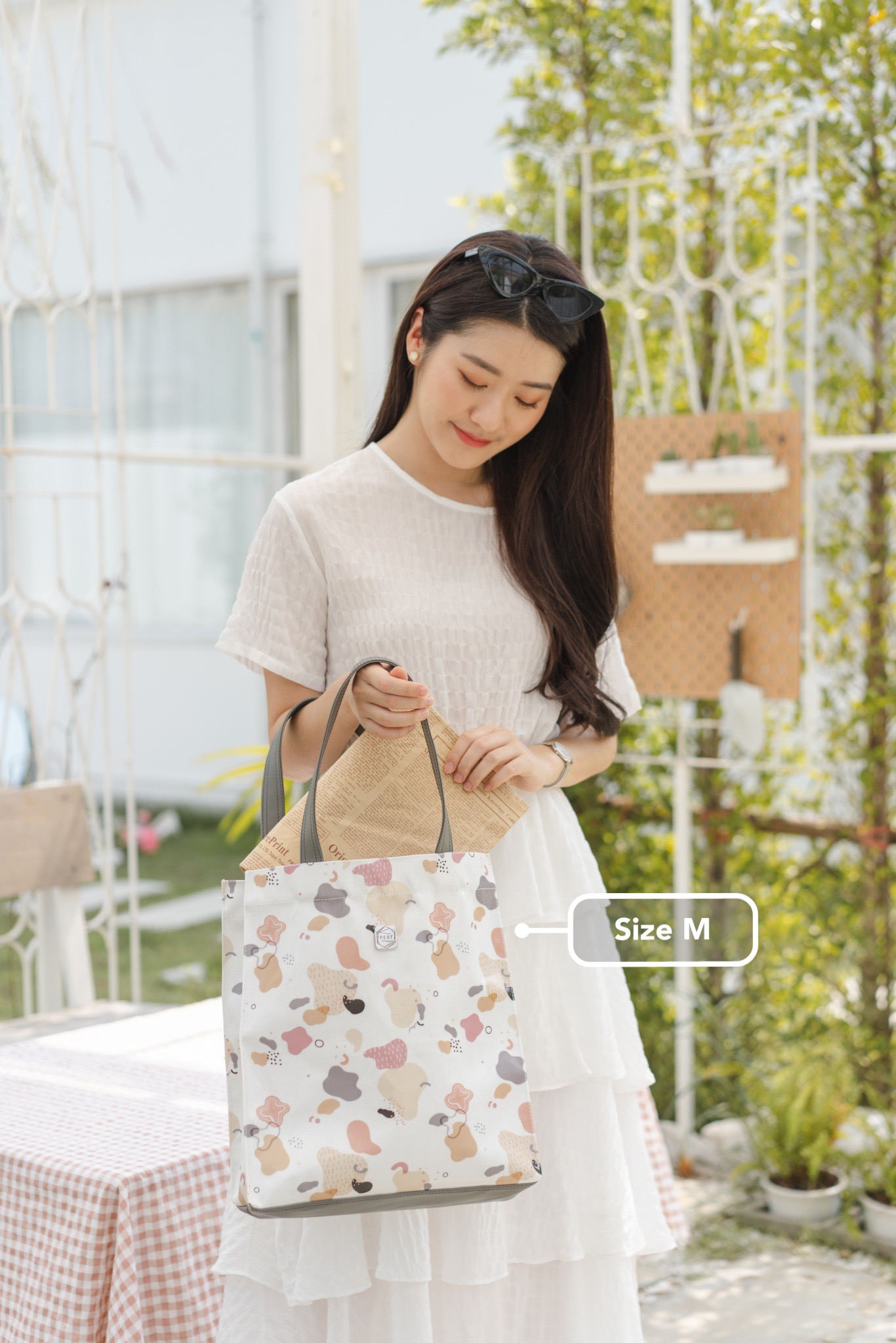 PERF กระเป๋าถือขนาด Size M ลาย Stone (ใส่ A4 หรือ เอกสาร) - PERF ...