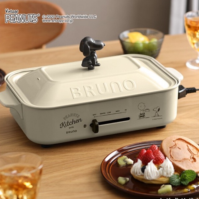 NEW Pre-order Snoopy X Bruno Compact Hot Plate กระทะอเนกประสงค์ รับ ...