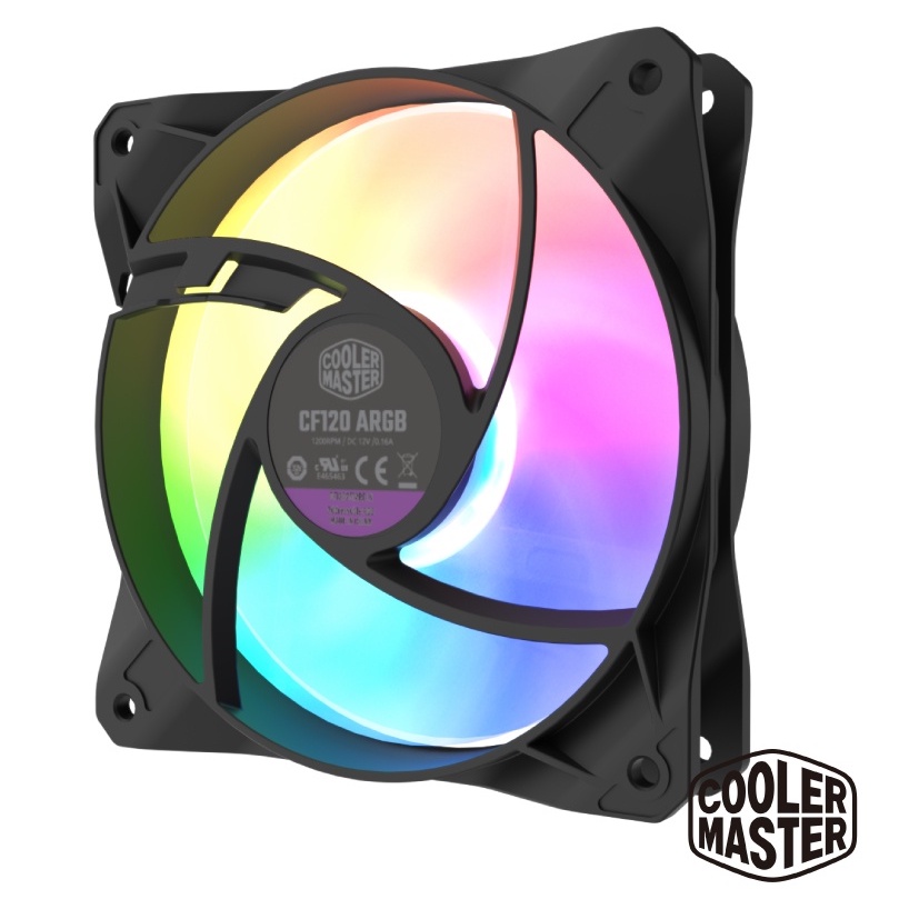 FAN Cooler Master CF120 ARGB 120mm R4-S2S-12AA-GP - เควรรณอิเลคทริค ...