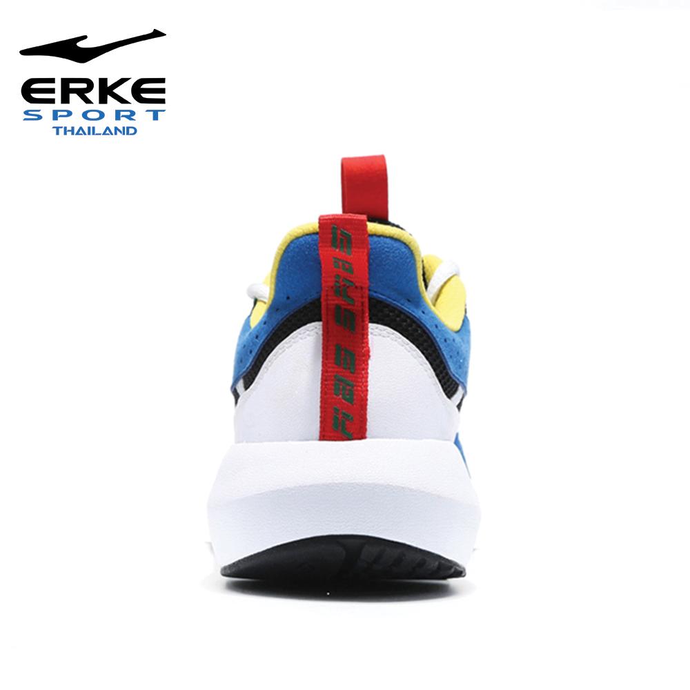 ERKE Urban Culture สี Supreme White/Nike Black/Dark Green รองเท้าผ้าใบ ...