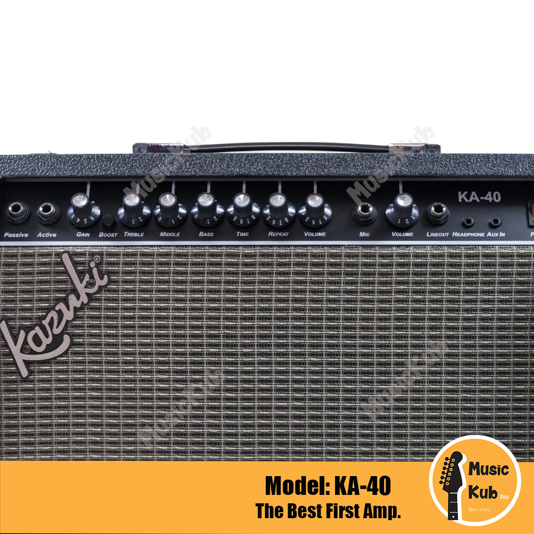 KAZUKI KA-40 Electric Guitar Amplifier ตู้แอมป์ แอมกีต้าร์ไฟฟ้า 40 ...
