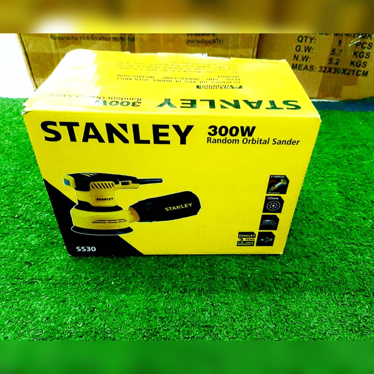 STANLEY เครื่องขัดกระดาษทรายกลมรุ่น 300 วัตต์ รุ่น SS30-B1 - Stanley ...