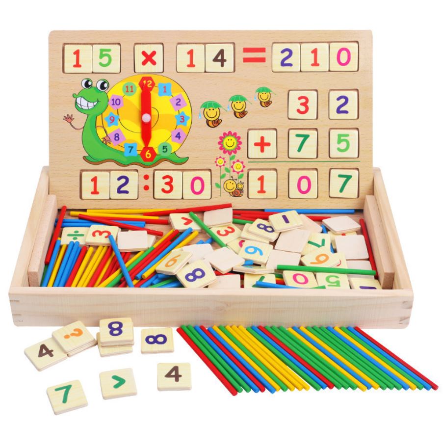 [พร้อมจัดส่งใน1วัน] กล่องไม้คิดเลข คณิตศาสตร์ Multi Function Digital ...