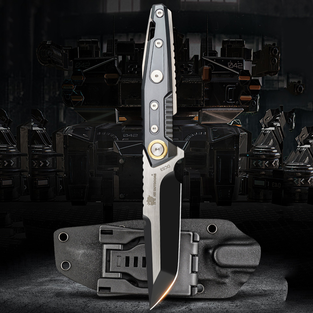 HX OUTDOORS HUNTING KNIFE 24CM มีดยุทธวิธี มีดกลางแจ้ง เอาชีวิตรอดในป่า ...