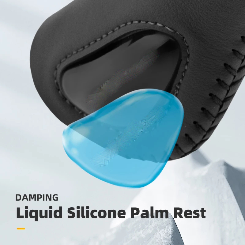 Bicycle Handlebar Aluminium AlloySilica Gel Leather Shockproof Bike ...