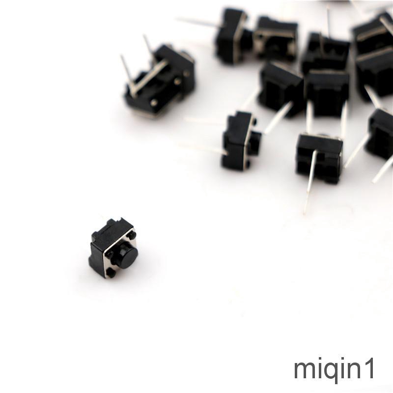 {MQ1}20Pcs Momentary Tactile Tact Push Button 2 Pin Switch DIP 6 x 6 x ...