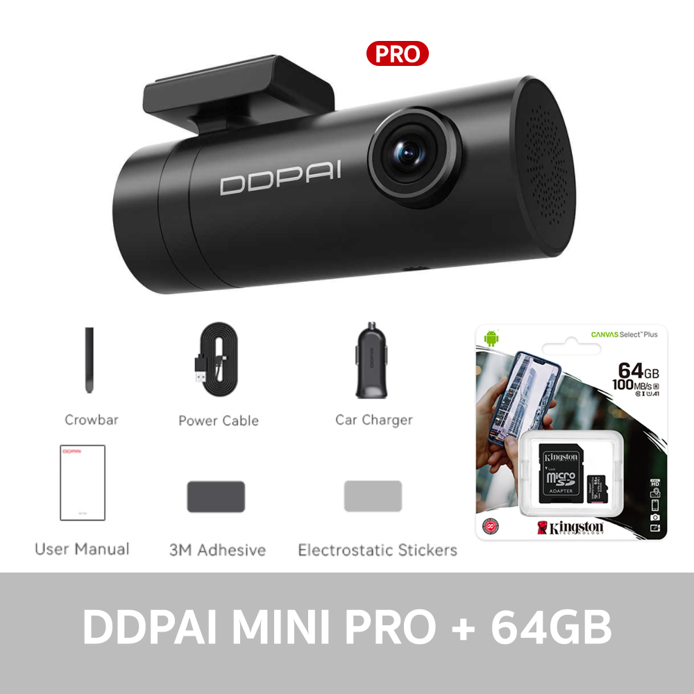 กล้องติดรถ DDPAI MINI 2023 / DDPAI MINI PRO Full HD 1080P WIFI กล้อง ...