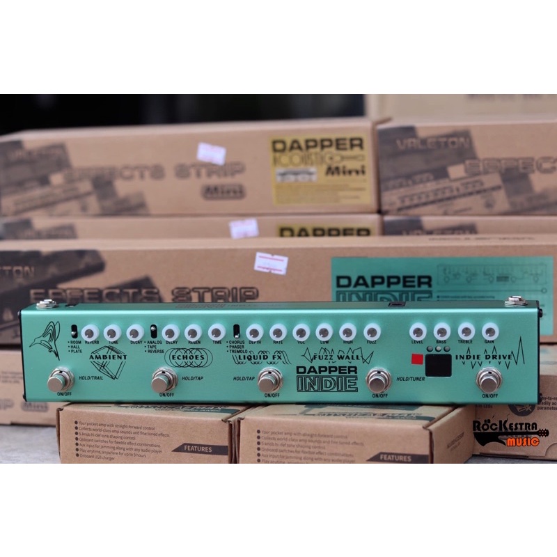 เอฟเฟคกีต้าร์ไฟฟ้า Valeton Dapper Indie | Lazada.co.th