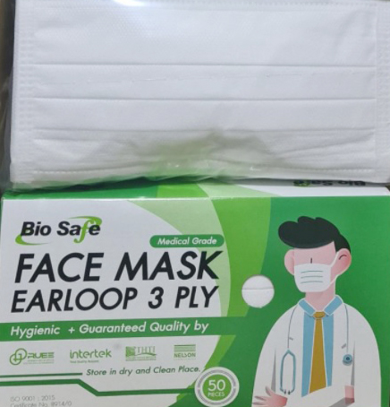 Biosafe. กล่อง 50 ชิ้น ป้องกันไวรัส แพ็คเกจใหม่ - jeabshopja - ThaiPick
