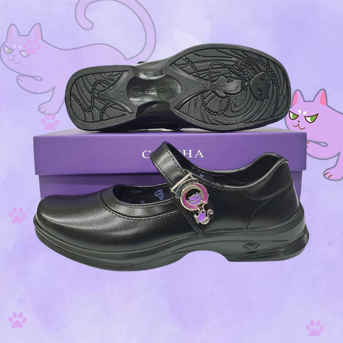 CATCHA รองเท้านักเรียนหญิง รุ่นใหม่ล่าสุด ไซส์31-42 รองเท้านักเรียนหญิง ...