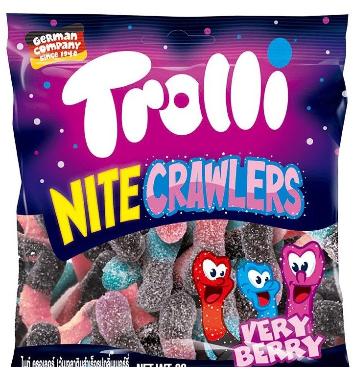 Trolli Nite Crawlers Berry Flavor 80g. เยลลี่ทรอลลี่ - KT Group - ThaiPick