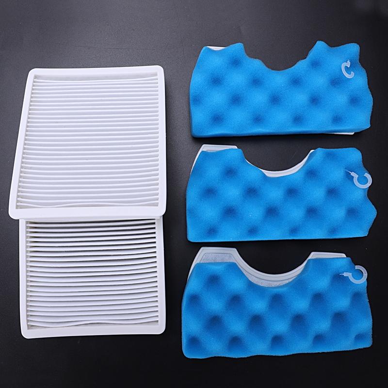 2x Vacuum Cleaner Dust Filter Hepa Filter + 3xSet Of Filter Cotton For ...