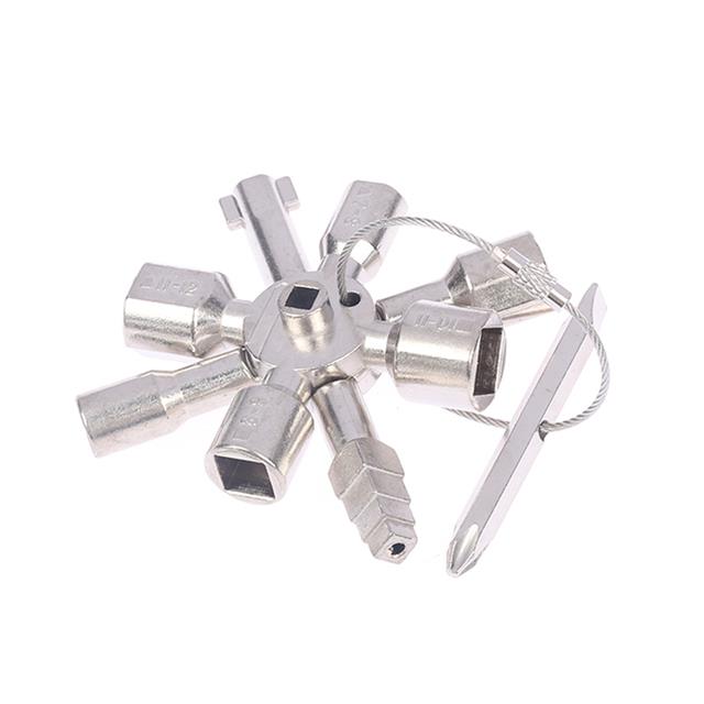 Multi function 10 In 1 Electric Control Cabinet Triangle Key Wrench ...