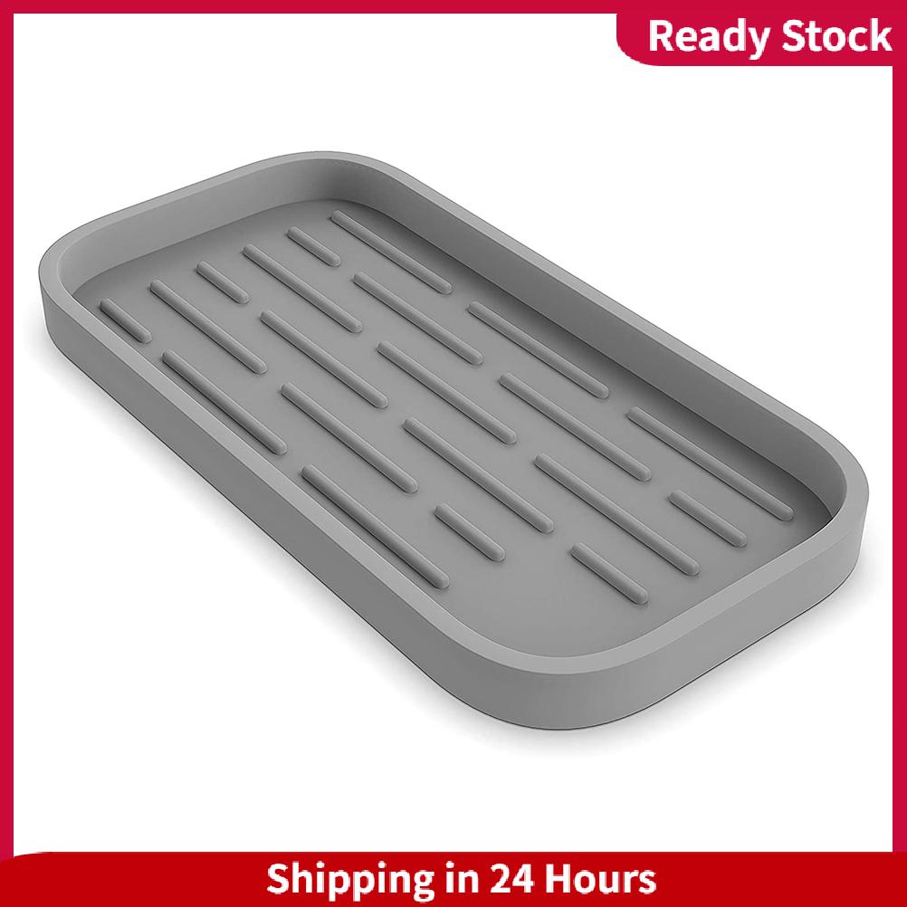 Silicone Dish Drying Mats Anti-slip Kitchen Sink Storage Holder Dish ...
