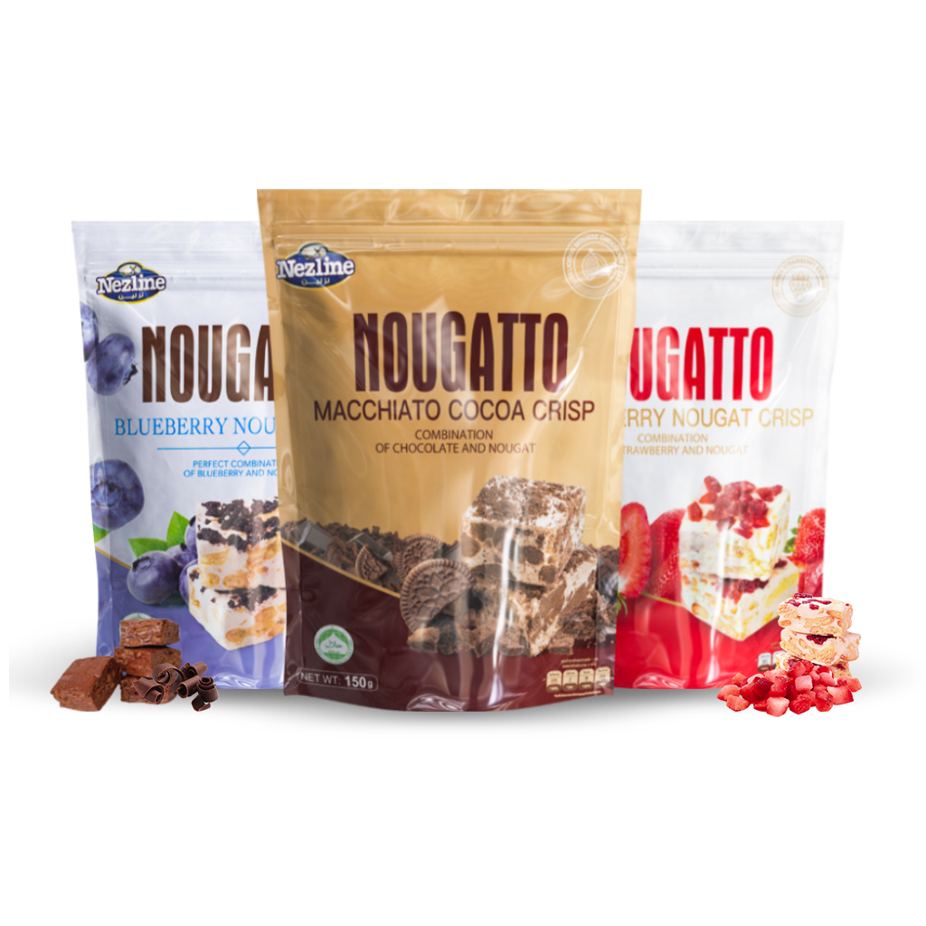 ยกลัง 40 ห่อ Nezline Nougatto Nougat Crisp นูกัตโตะ 150 กรัมขนมนูกัต มา ...
