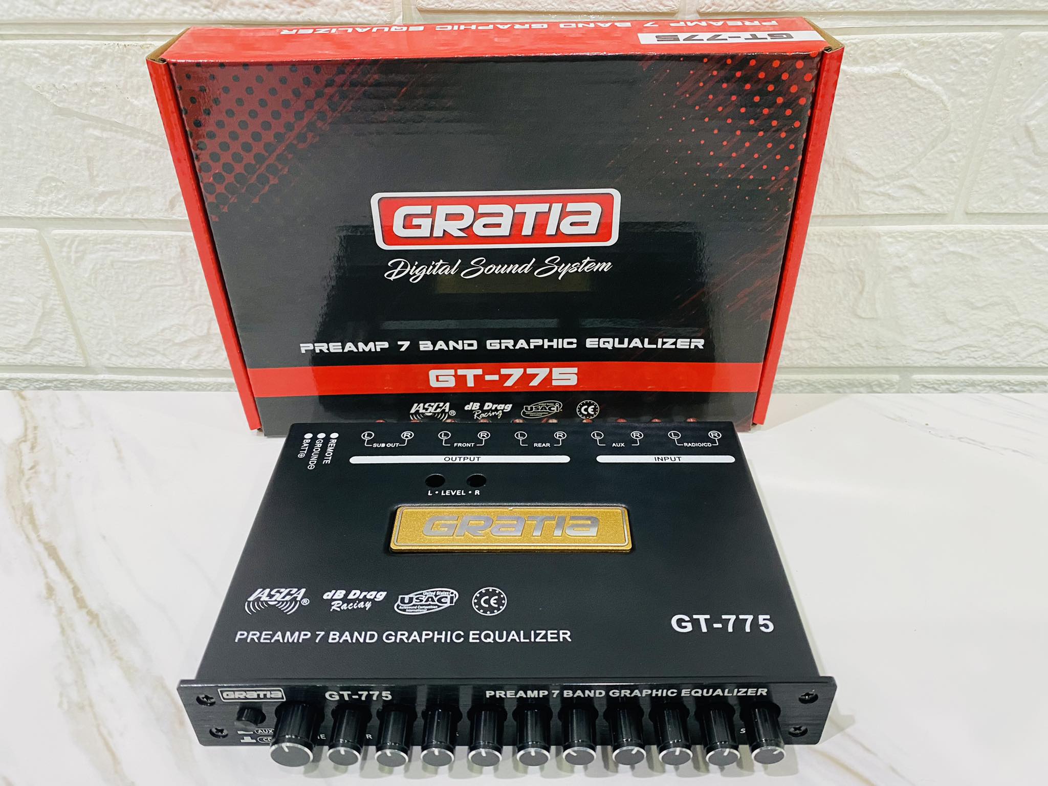 GRATIA ปรี 7แบรน รุ่น GT-775 รุ่นใหม่ล่าสุด Made Korea เสียงดี ชัดใสแจ๋ว เบสแรง เกรดอะไหร่อย่าง ...