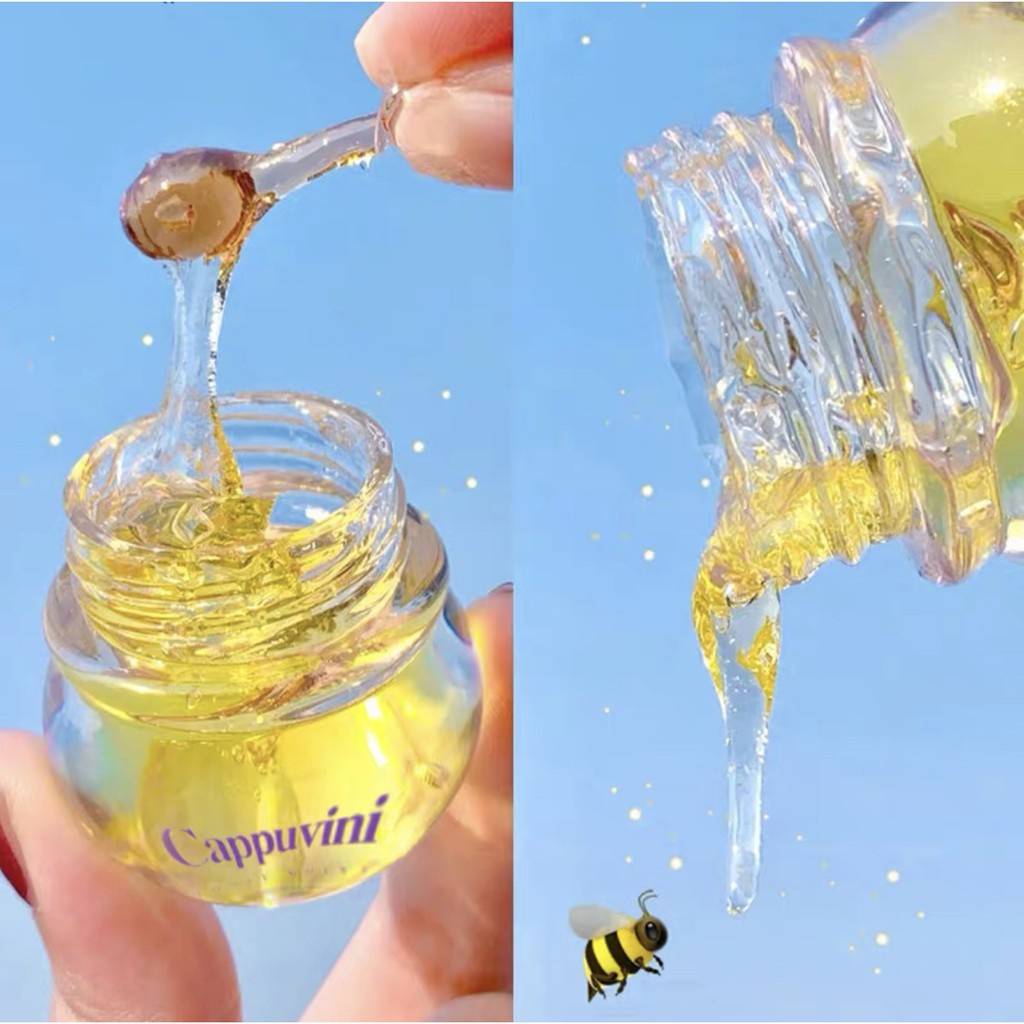 ลิปผึ้ง Cappuvini Moisturizing Bee Lip Mask ลิปบาล์มน้ำผึ้ง ลิปบำรุงปาก ...