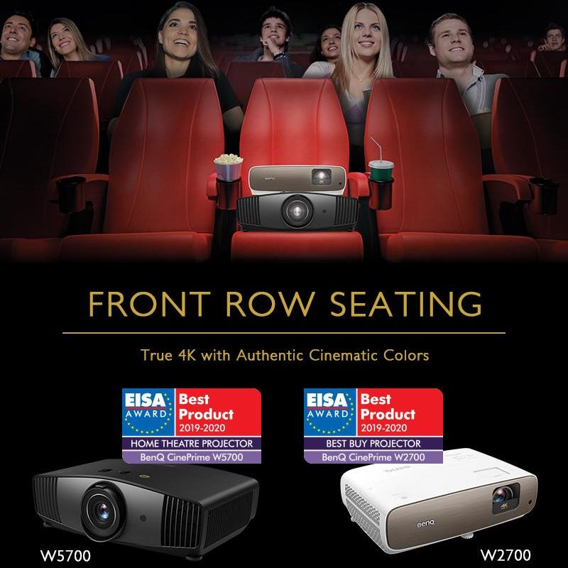 BenQ W2700 True 4K HDR DLP UHD Short Throw Home Projector (โปรเจคเตอร์ 4k โปรเจคเตอร์ดูหนัง ...