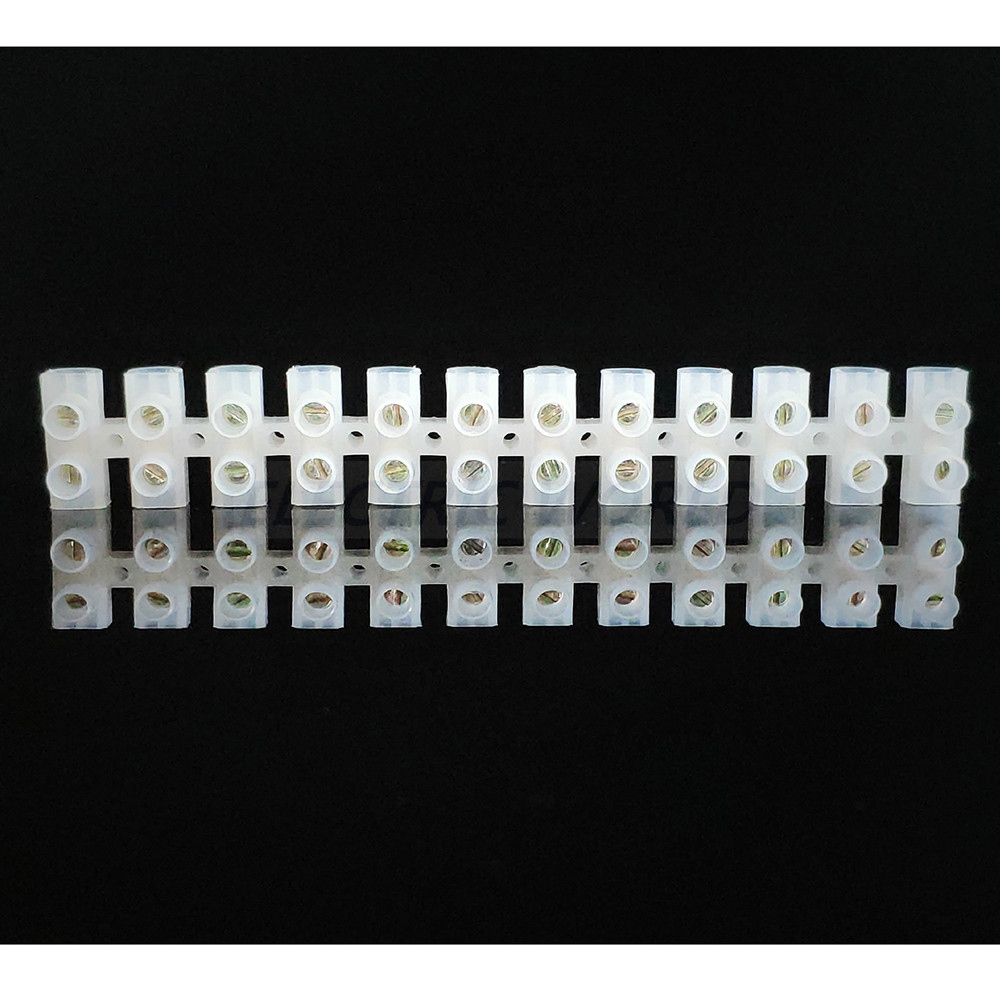 Plastic terminal block Wire connector 5A 10A Dual Row 12 Positions ...