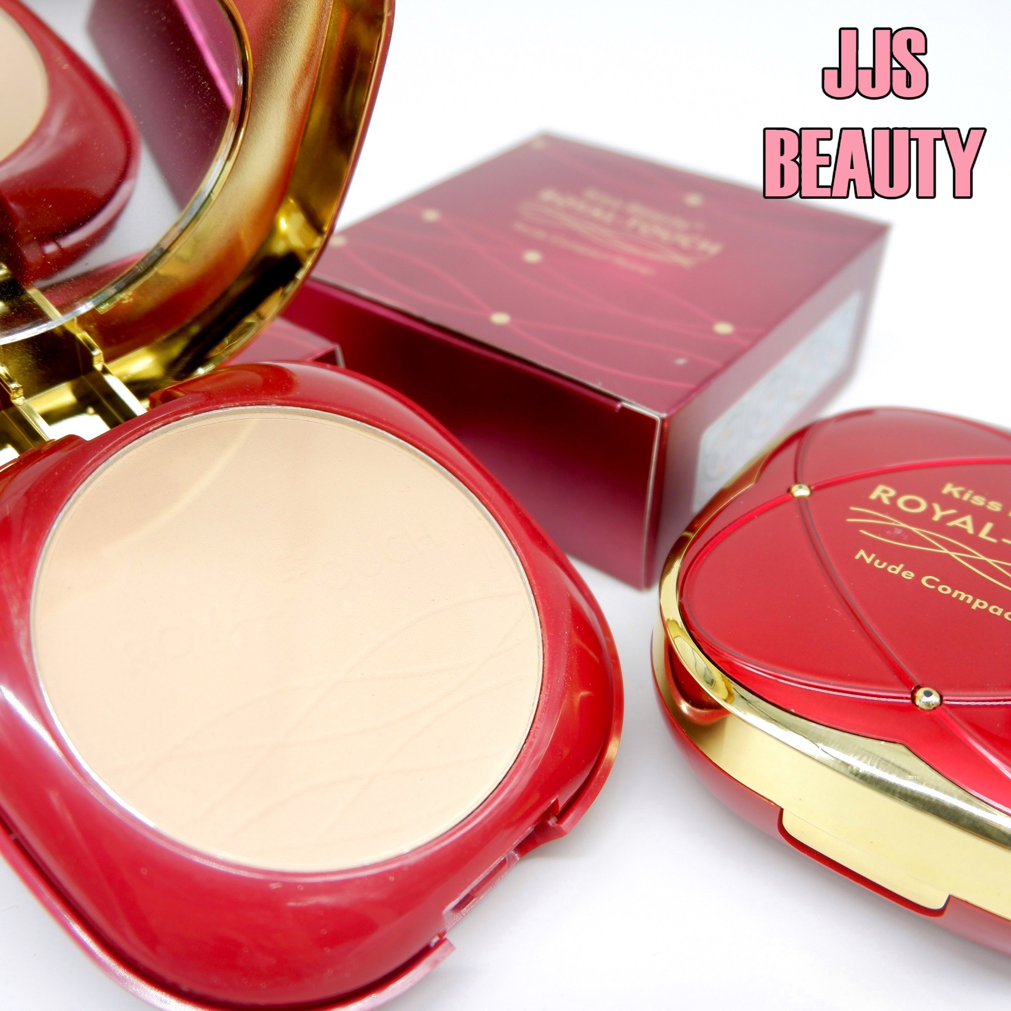 KISS BEAUTY Compact Powder แป้งพัฟ 2ชั้น แป้งพัฟกันน้ำ ควบคุมความมัน ...