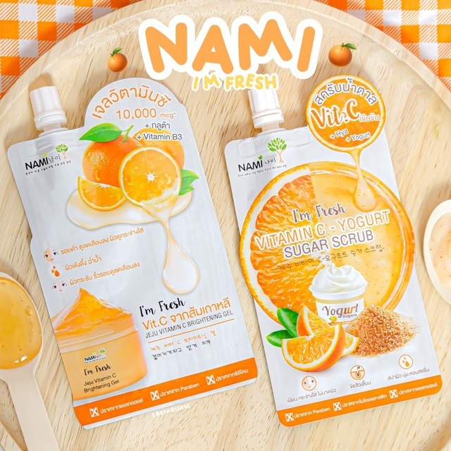Nami Im Fresh Vitamin C Yogurt Sugar Scrub นามิ แอม เฟรช วิตามิน ซี โย ...