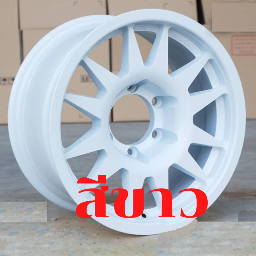 ล้อแม็ก Evo Corse BW BW-69 ขอบ 16x8" 6รู139.7 ET+0 สีดำด้าน สีเทาด้าน ...