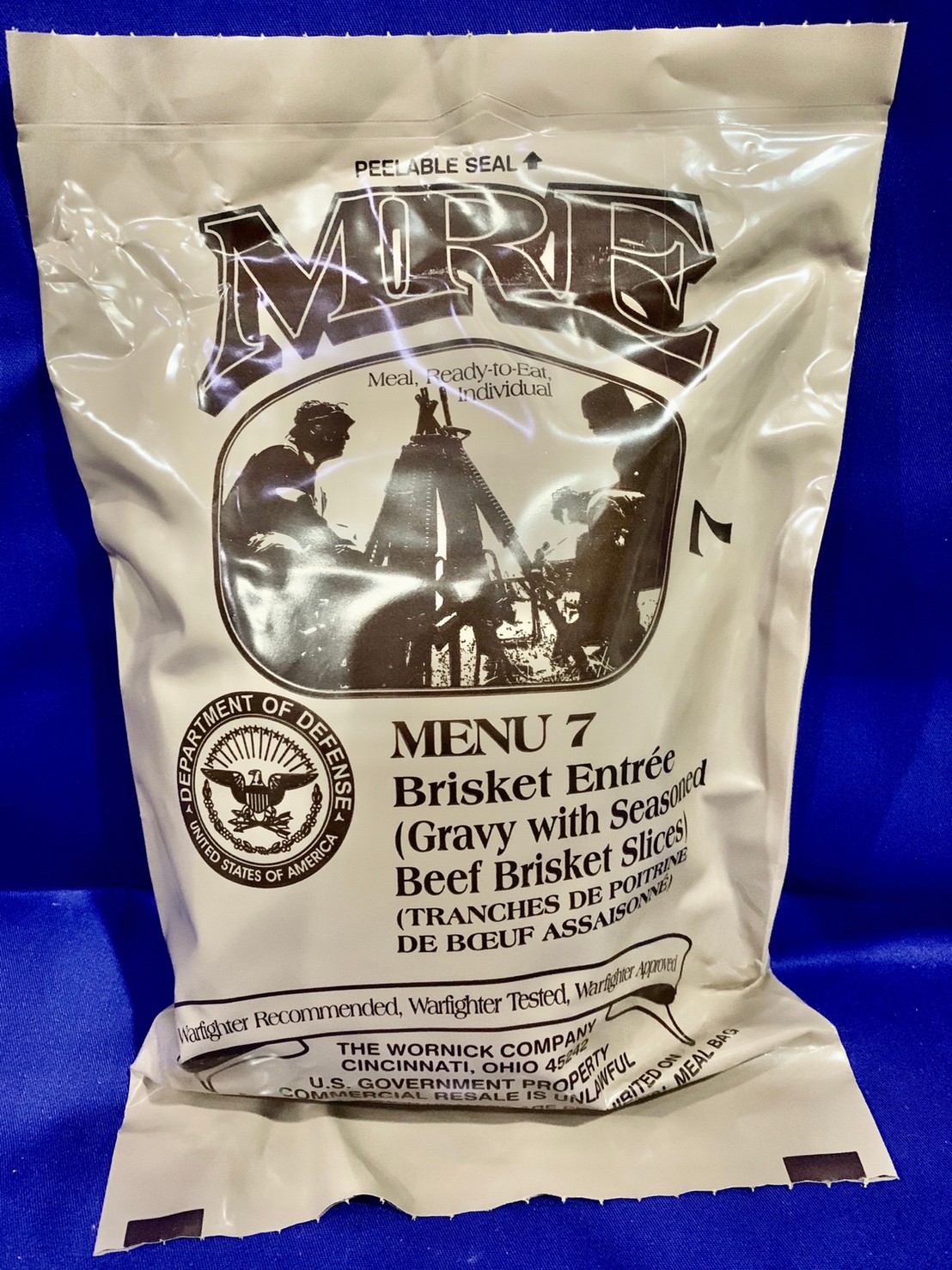 เมนู 7 พร้อมส่ง MRE USA CaseA-B มีให้เลือก MENU 1-24 อาหารฉุกเฉินทหาร ...