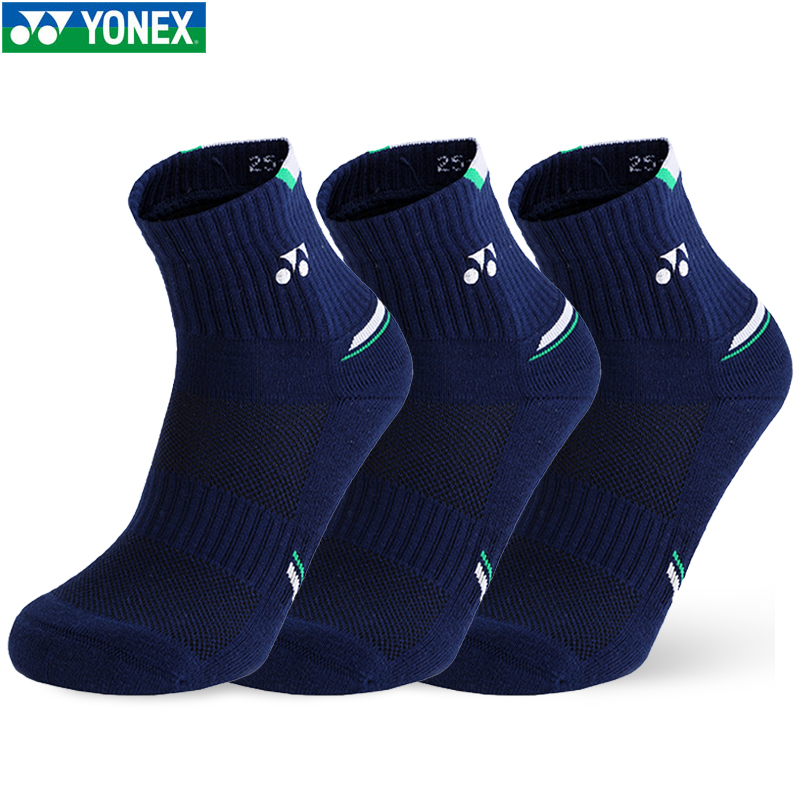YONEX Yonex yy ชายและหญิงถุงเท้ากีฬาถุงเท้าแบดมินตันถุงเท้าผ้าขนหนูหนา 145092BCR ...