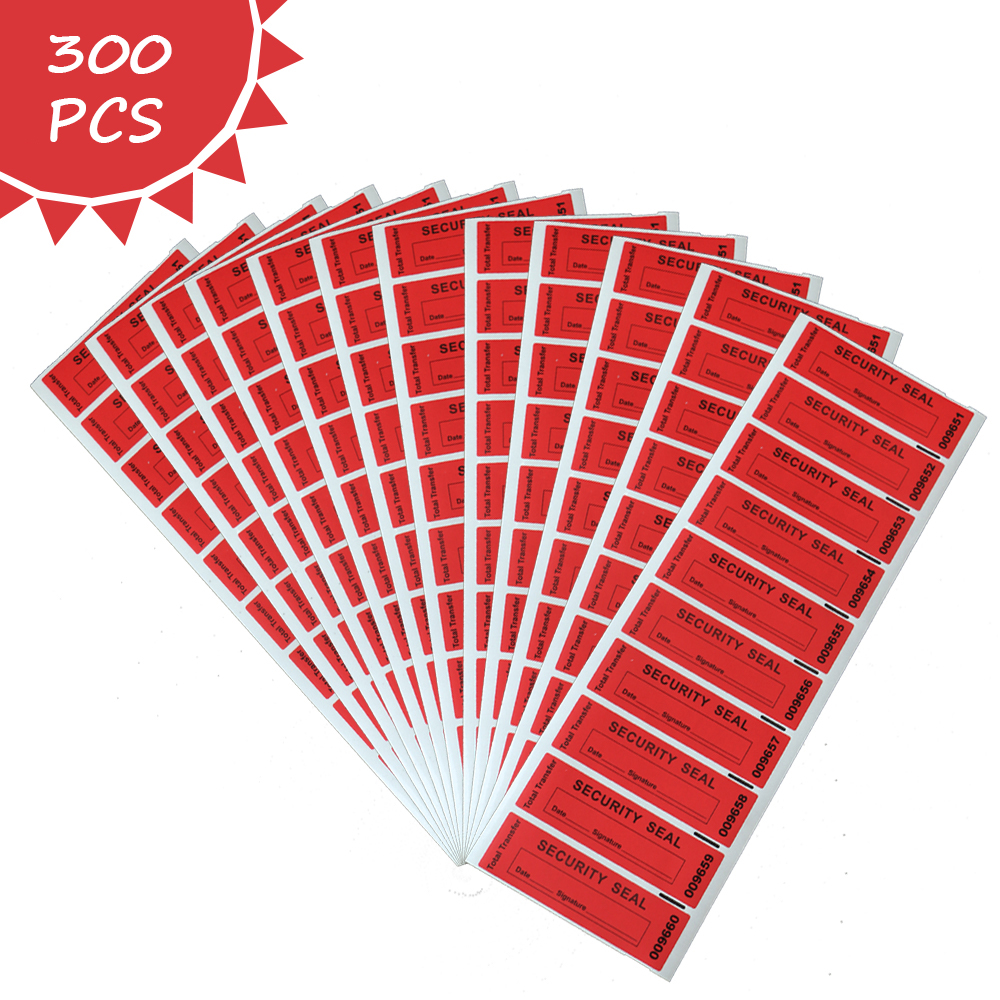 Red Adhesive labels Tamper Proof StickersSeals Warranty Void Seal Label ...
