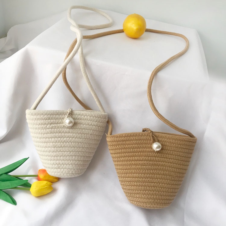 ♚ กระเป๋าสาน แบบสะพายข้าง ทรงกล่อง น่ารัก - hdgdgd - ThaiPick