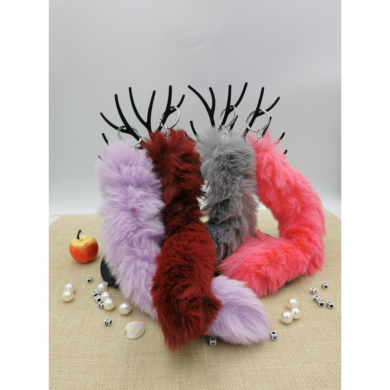 กระเป๋าพวงกุญแจหางกระรอก New keychain of the squirrel tail WB - Win ...