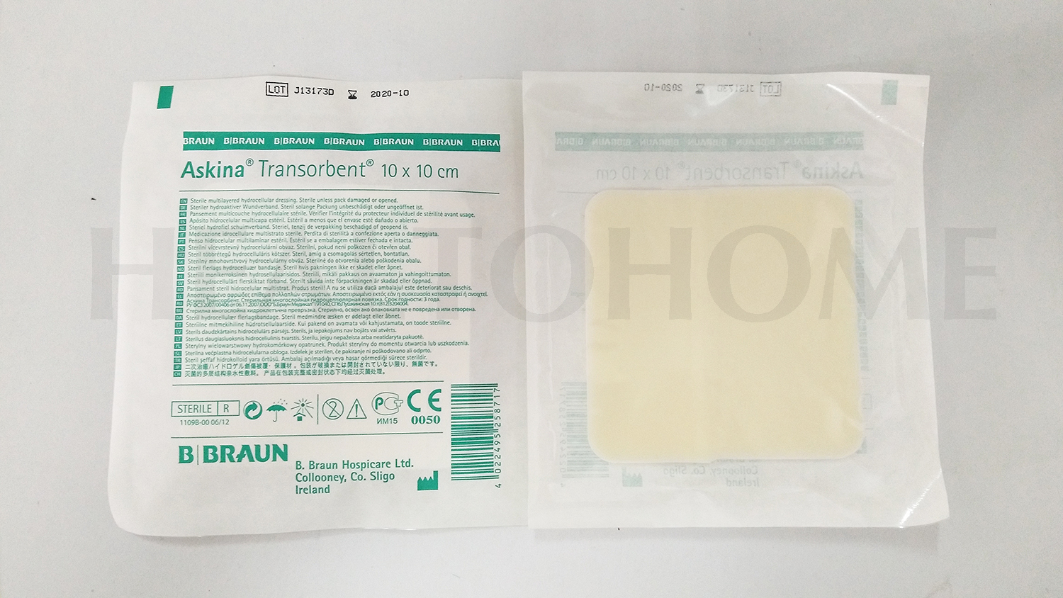 Askina Transorbent แผ่นแปะแผลกดทับ ขนาด 10x10 15x15 และ 20x20 ซม ...