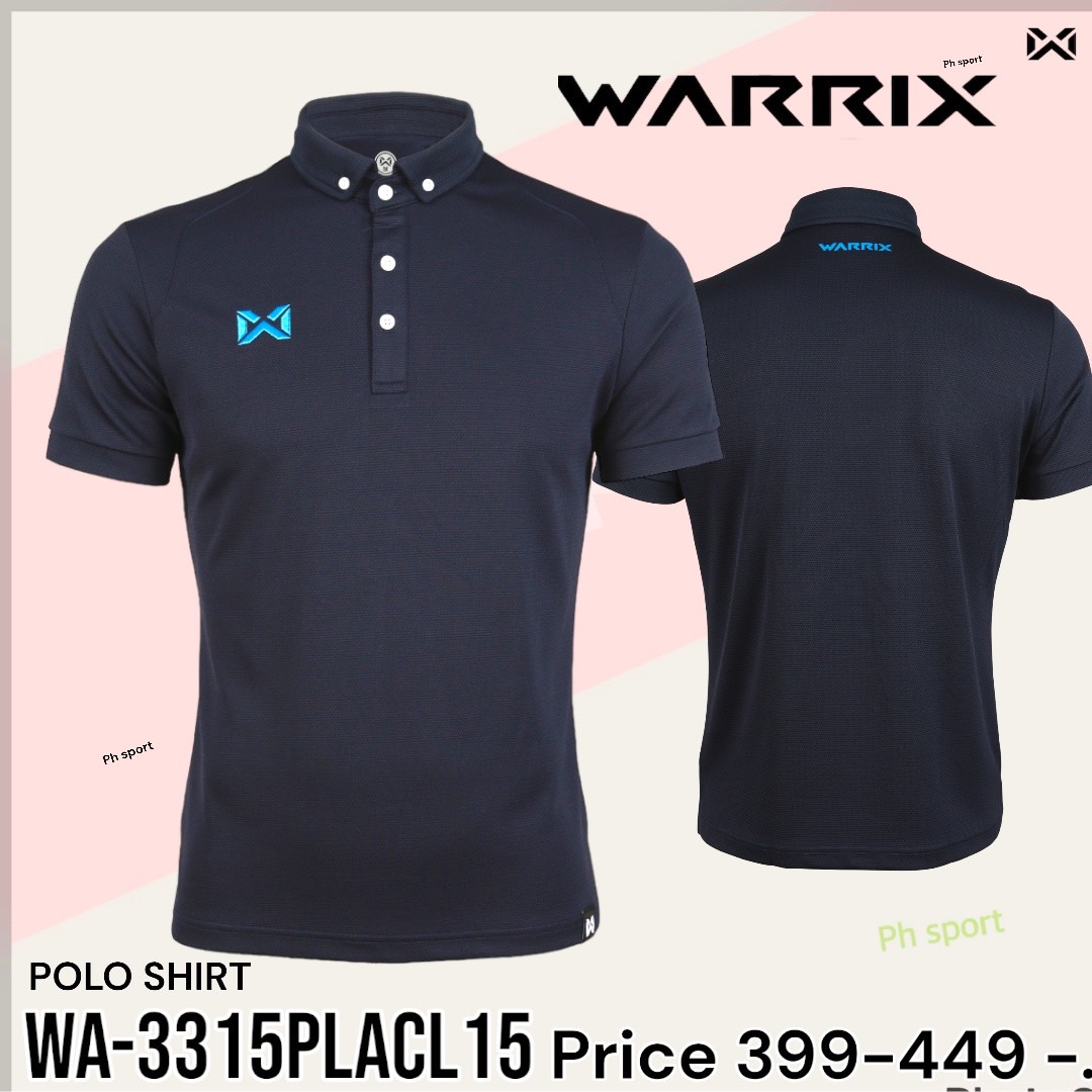 เสื้อโปโลกีฬาคอปก.ใส่ได้ทั้งชายหญิงWARRIX WA-3315 | Lazada.co.th