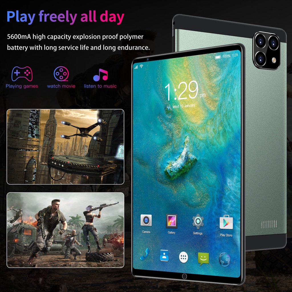 แท็บเล็ต Sansumg Galaxy Tablet โทรได้ 4g/5G แท็บเล็ตถูกๆ Screen Dual ...