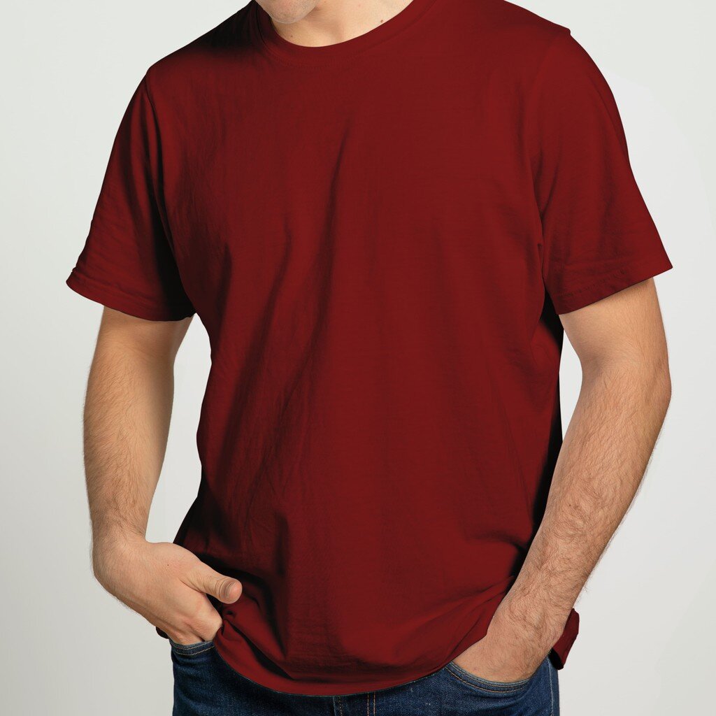 เสื้อสีพื้น เสื้อยืดคอกลม ผ้านุ่มใส่สบาย 5สี สินค้าพร้อมส่ง | Lazada.co.th