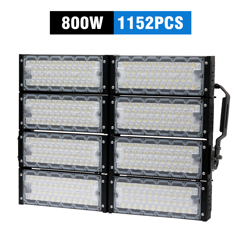 โคมไฟสนามกีฬา AC100-277V LED ความสว่างสูงและพลังงานสูง IP66 กันน้ำ100W/200W/300W/400W/ 600W/800W ...