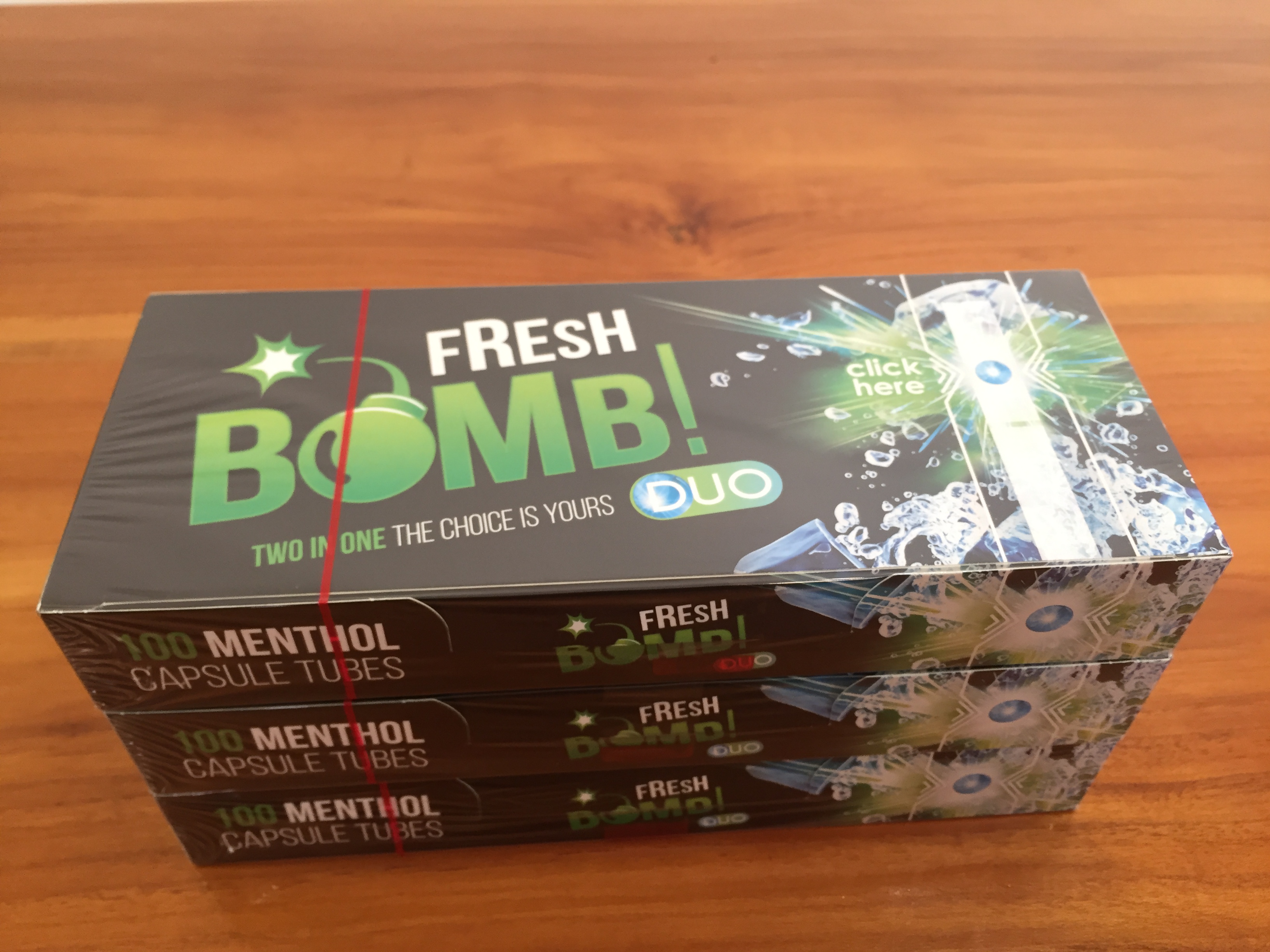 ใหม่ เม็ดบีบ Fresh Bomb Menthol/หลอดเปล่า เม็ดบีบ Fresh Bomb Menthol ...
