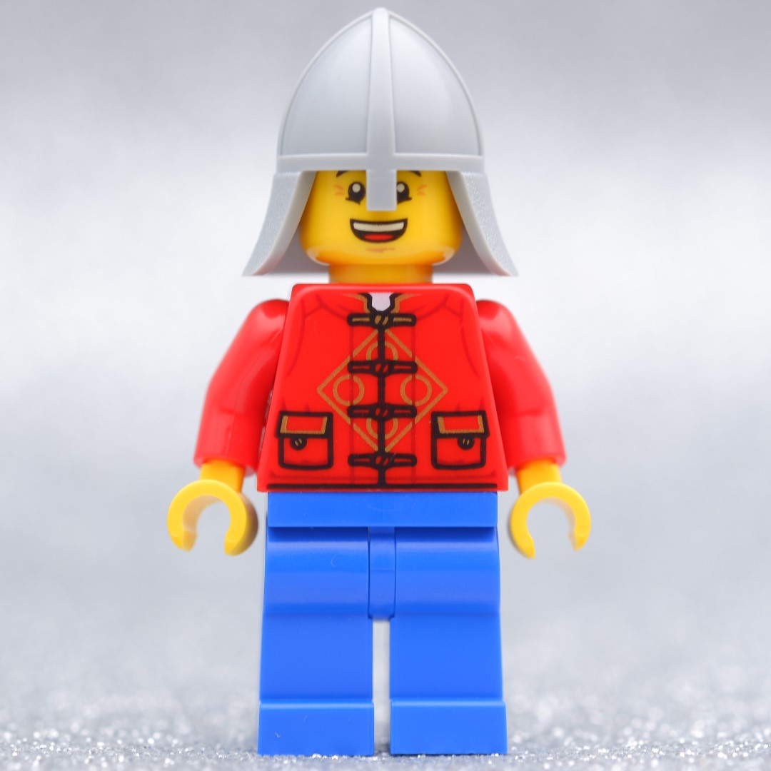 𝘗𝘓𝘖𝘠𝘉𝘙𝘐𝘊𝘒 - Red Tang Shirt Castle Helmet CHINESE - LEGO® Minifigures ...