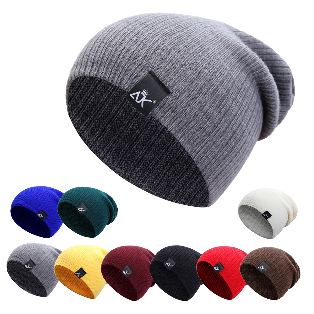COKK Knitted Beanie Women 39;s Hat Winter Men Skullies Beanies Warm ...