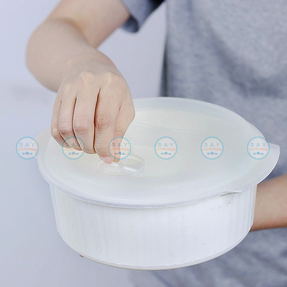 Micronware กล่องอุ่นอาหารในไมโครเวฟ 1750 มล รหัส 5092 ชามไมโครเวฟ จานไมโครเวฟ ถาดอุ่นไมโครเวฟ ...