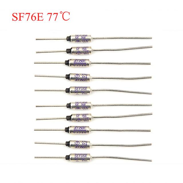 10Pcs/Lot NEC 250V 10A SF119E/SF129E/SF139E/SF188E Thermal Fuse Thermal ...