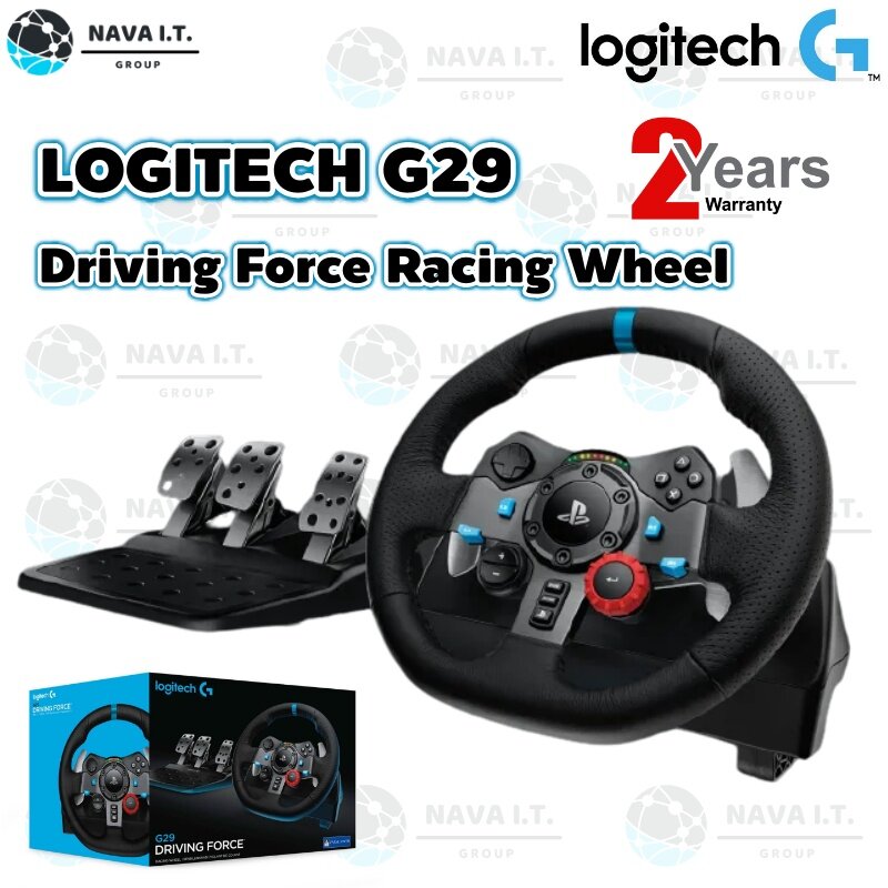 Logitech G29 Driving Force Racing Wheel คอนโทนเลอร์เกมมิ่งแบบพวงมะลัย ...