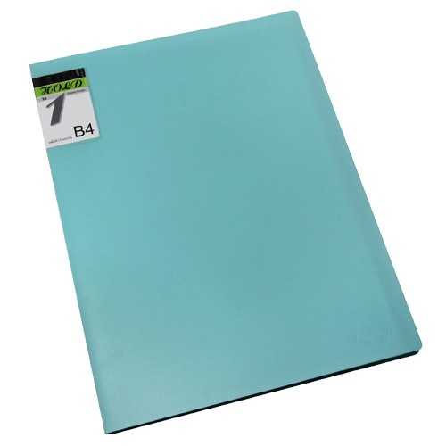 แฟ้มโชว์เอกสาร ขนาด B4 สีพาสเทล ใส่โฉนดได้ (20 ช่อง) - toyee - ThaiPick