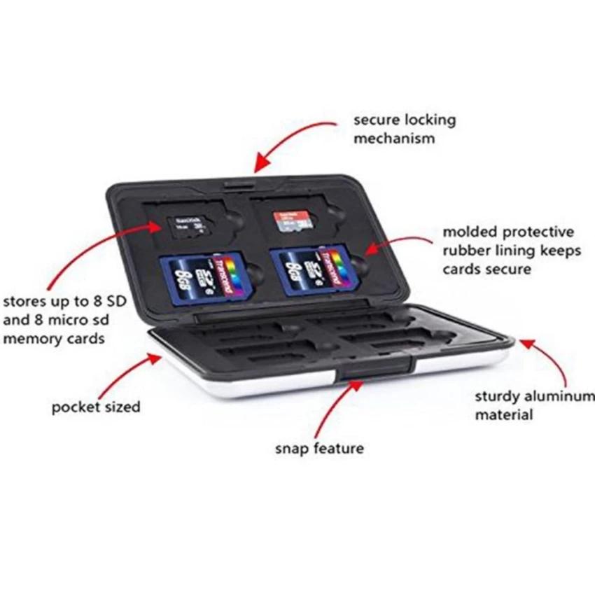 Micro SD Cards Carrying Case เมมโมรี่การ์ด Storage Box Card Holder ...