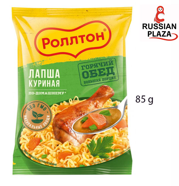 บะหมี่กึ่งสำเร็จรูป ROLLTON รสไก่ ชนิดซองใหญ่มื้อกลางวัน ขนาด 85 กรัม ...