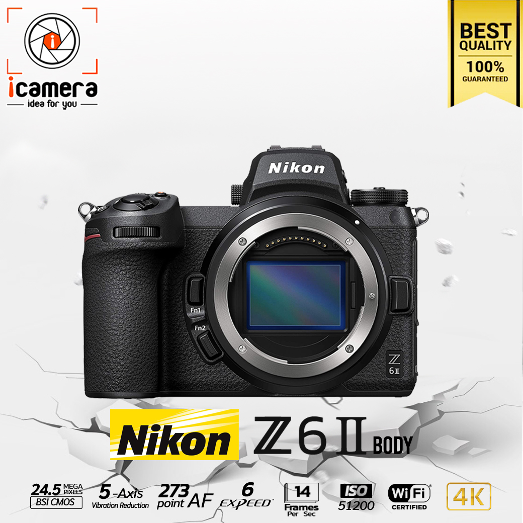Nikon Camera Z6 II Body - รับประกันร้าน icamera 1ปี - กล้องมิเรอร์เลสแบบไฮบริดที่ทำงานอย่าง ...