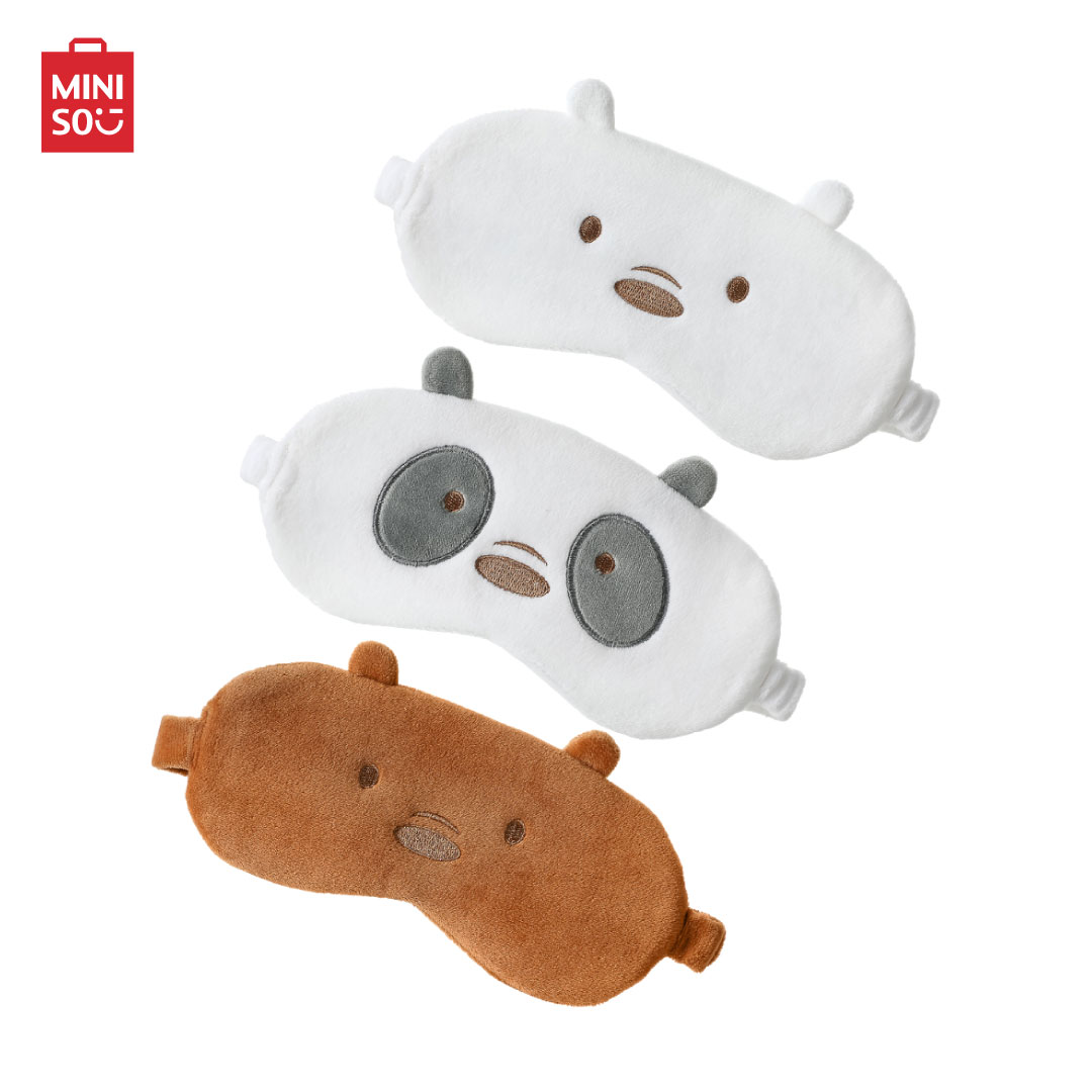 MINISO ผ้าปิดตา อุปกรณ์เสริมสำหรับเดินทาง We Bare Bears Collection 4.0 ...